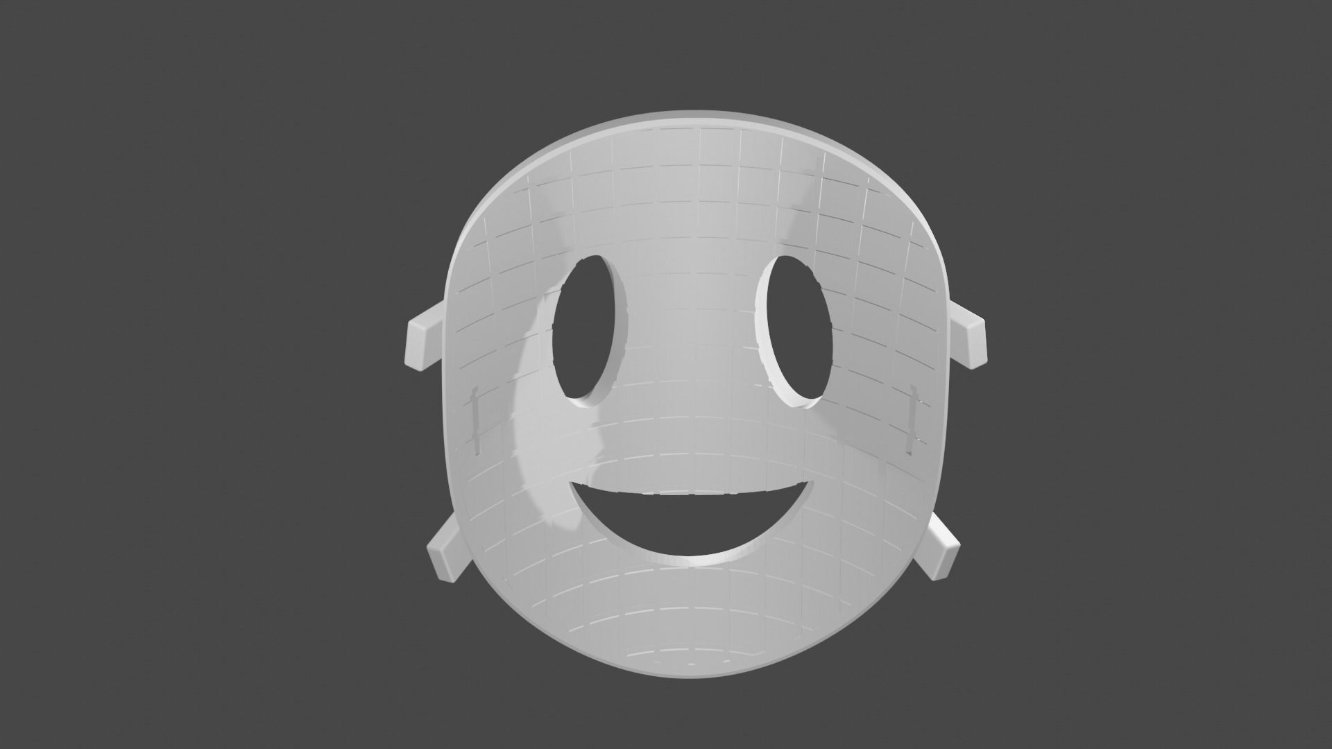 High-Rise Invasion Inspired 3D Model-Smile Mask 3D model 3D printable ...