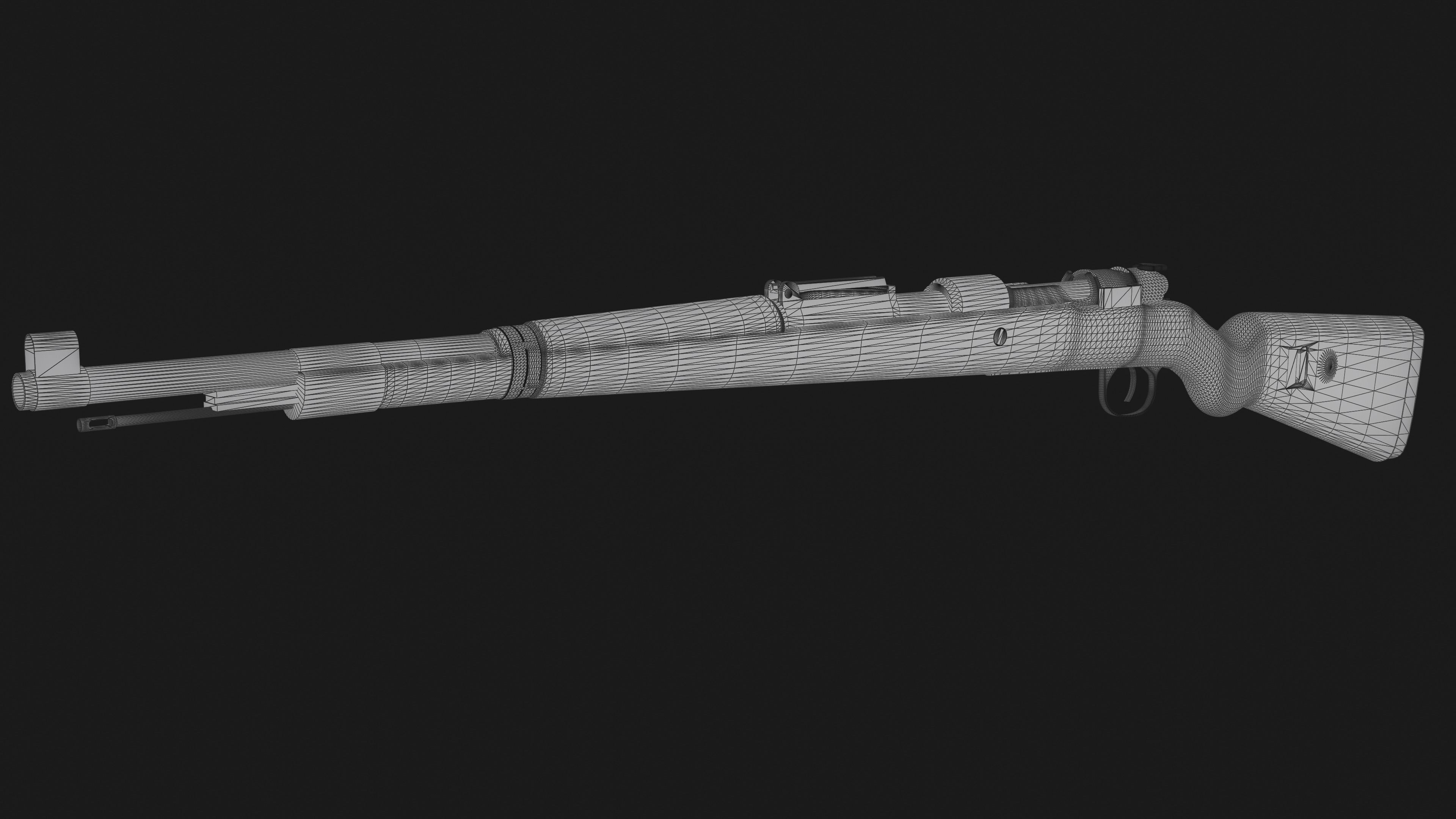 Mauser Karabiner 98k free 3D model | CGTrader