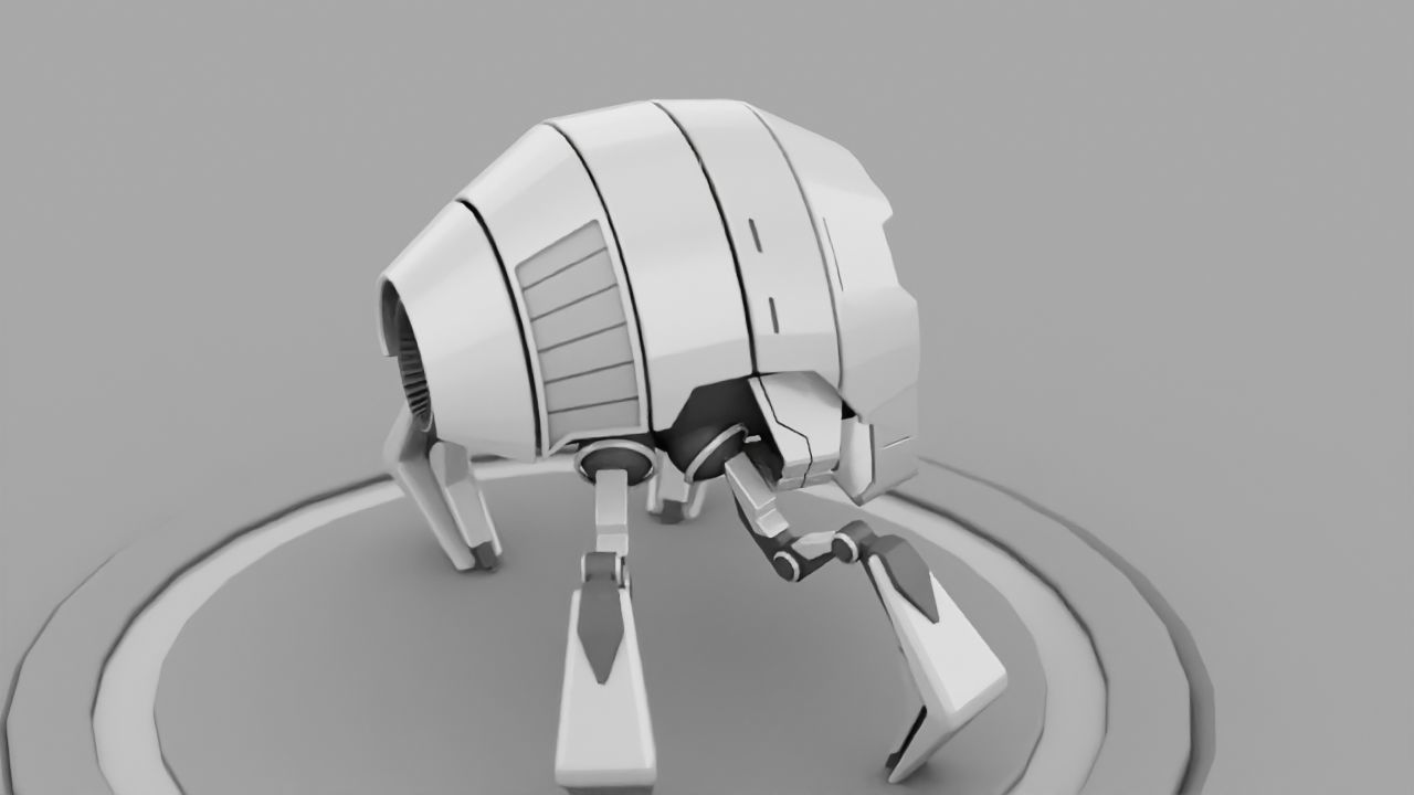 Spider robot rigged - animated character 3D model animated rigged ...