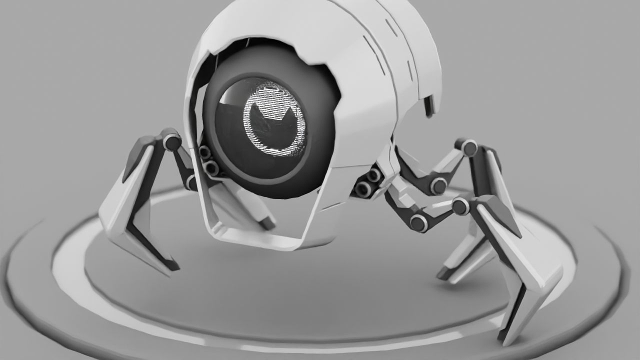 Spider robot rigged - animated character 3D model animated rigged ...