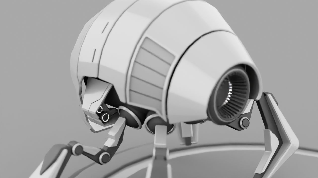 Spider robot rigged - animated character 3D model animated rigged ...