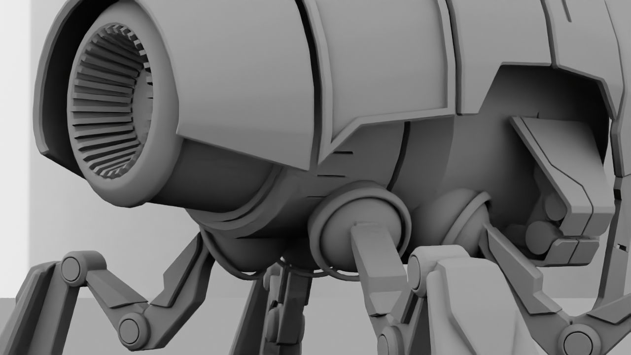 Spider robot rigged - animated character 3D model animated rigged ...