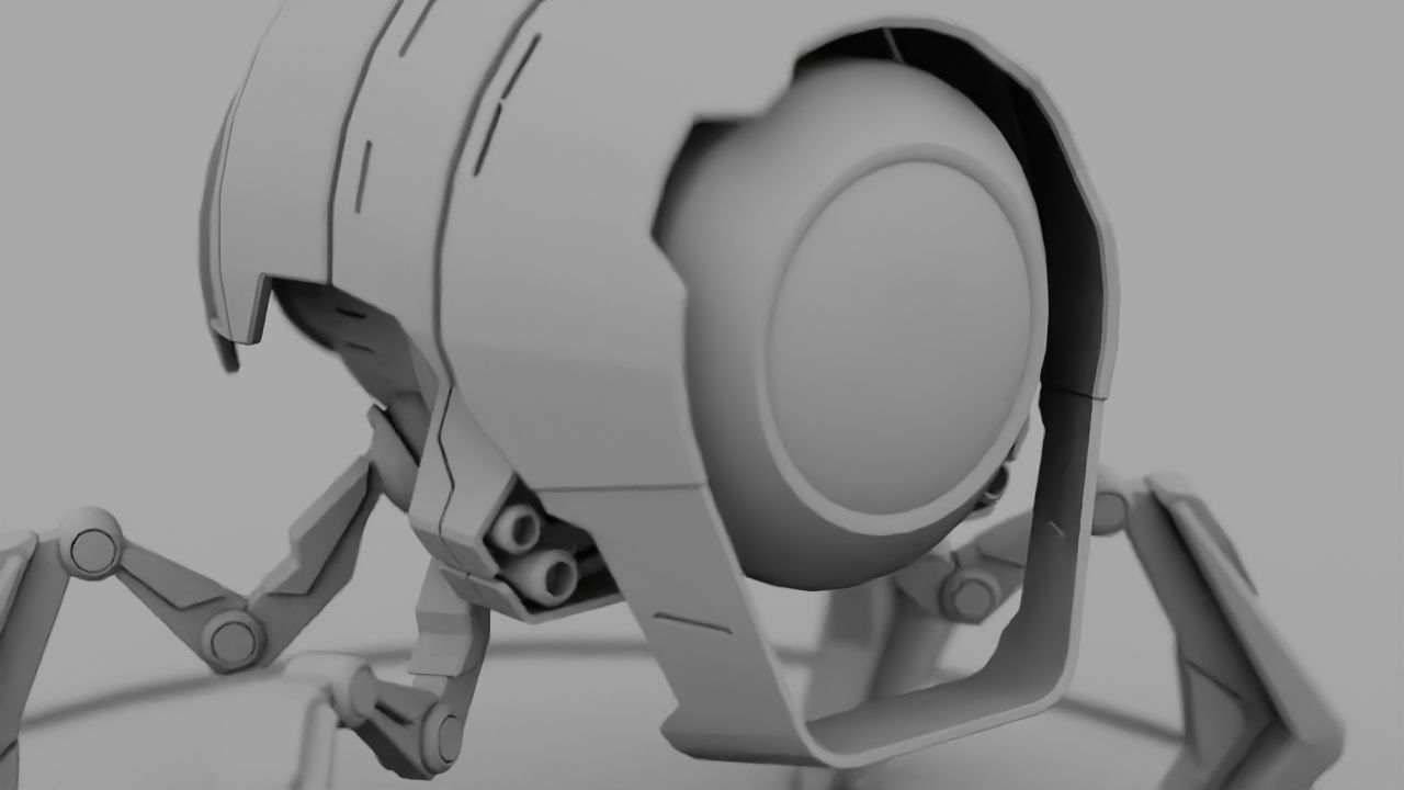 Spider robot rigged - animated character 3D model animated rigged ...