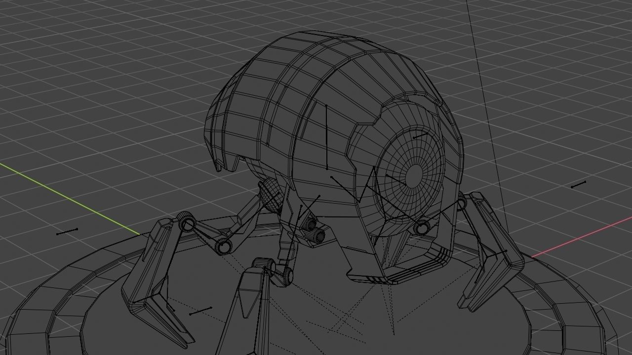 Spider robot rigged - animated character 3D model animated rigged ...