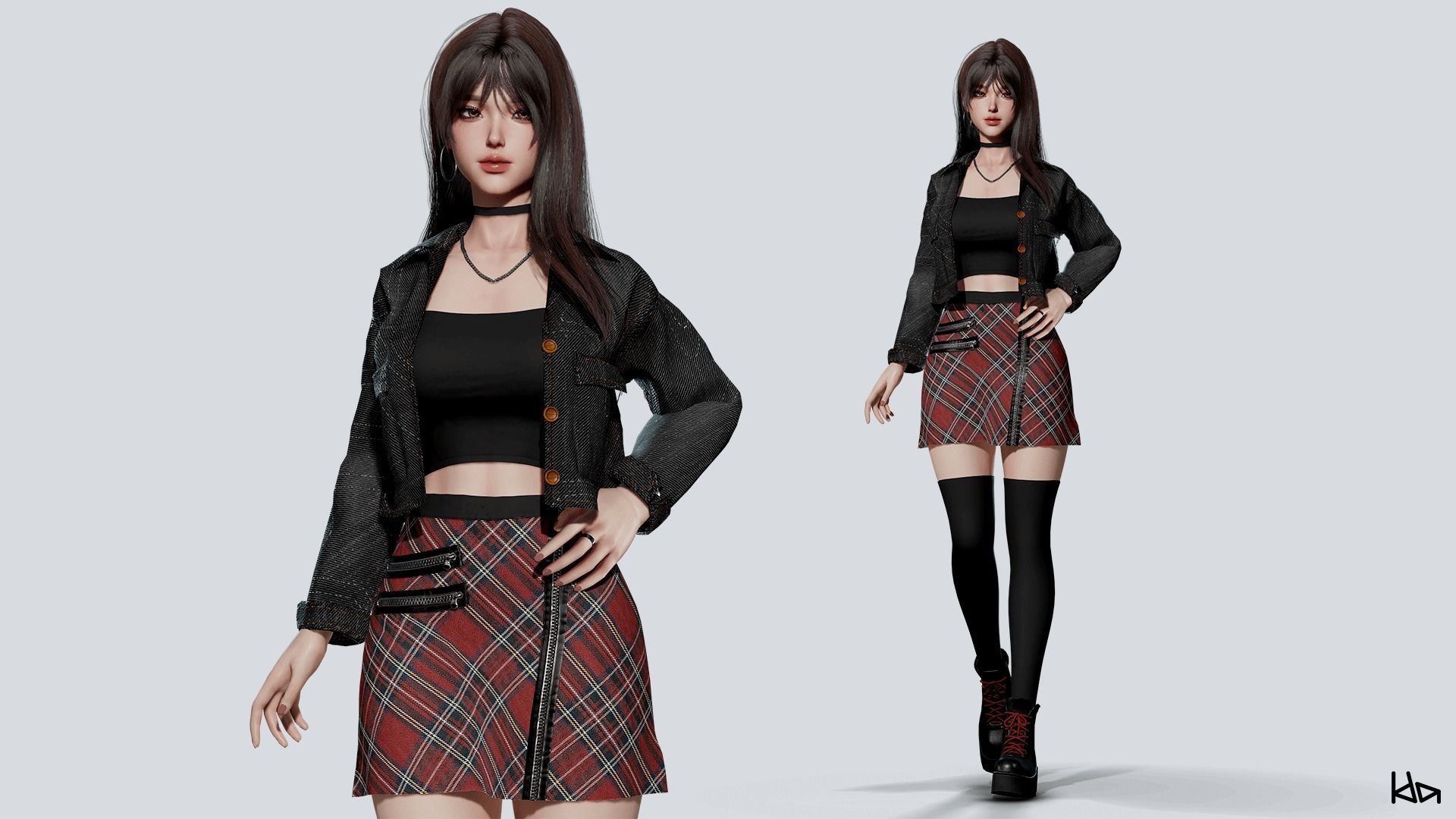 3D model K-POP SERIES Ryu - Game Ready VR / AR / low-poly rigged | CGTrader