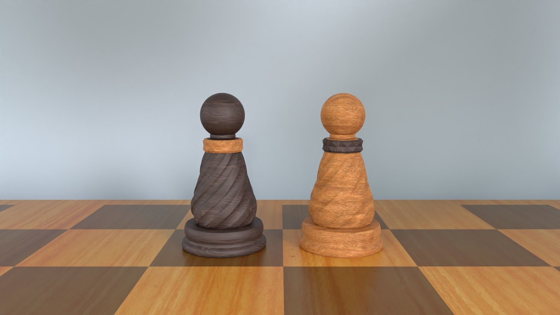 Pawn 3D Luxury Chess Pieces 3D Print Model 3D model 3D printable | CGTrader