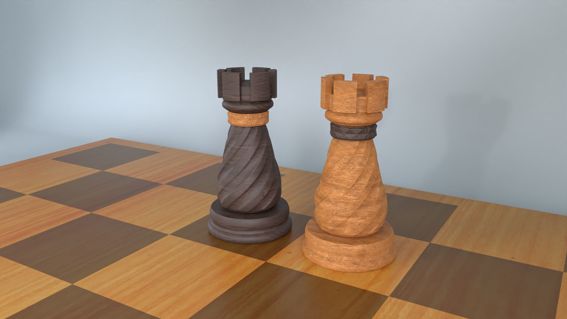 Rook 3D Luxury Chess Pieces 3D Print Model 3D print model 3D model 3D ...