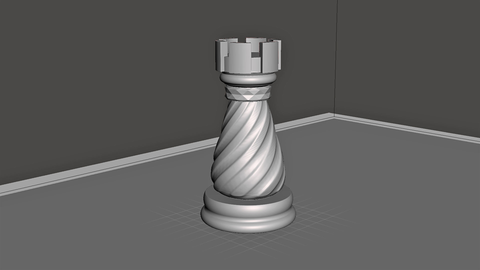 Rook 3D Luxury Chess Pieces 3D Print Model 3D print model 3D model 3D ...
