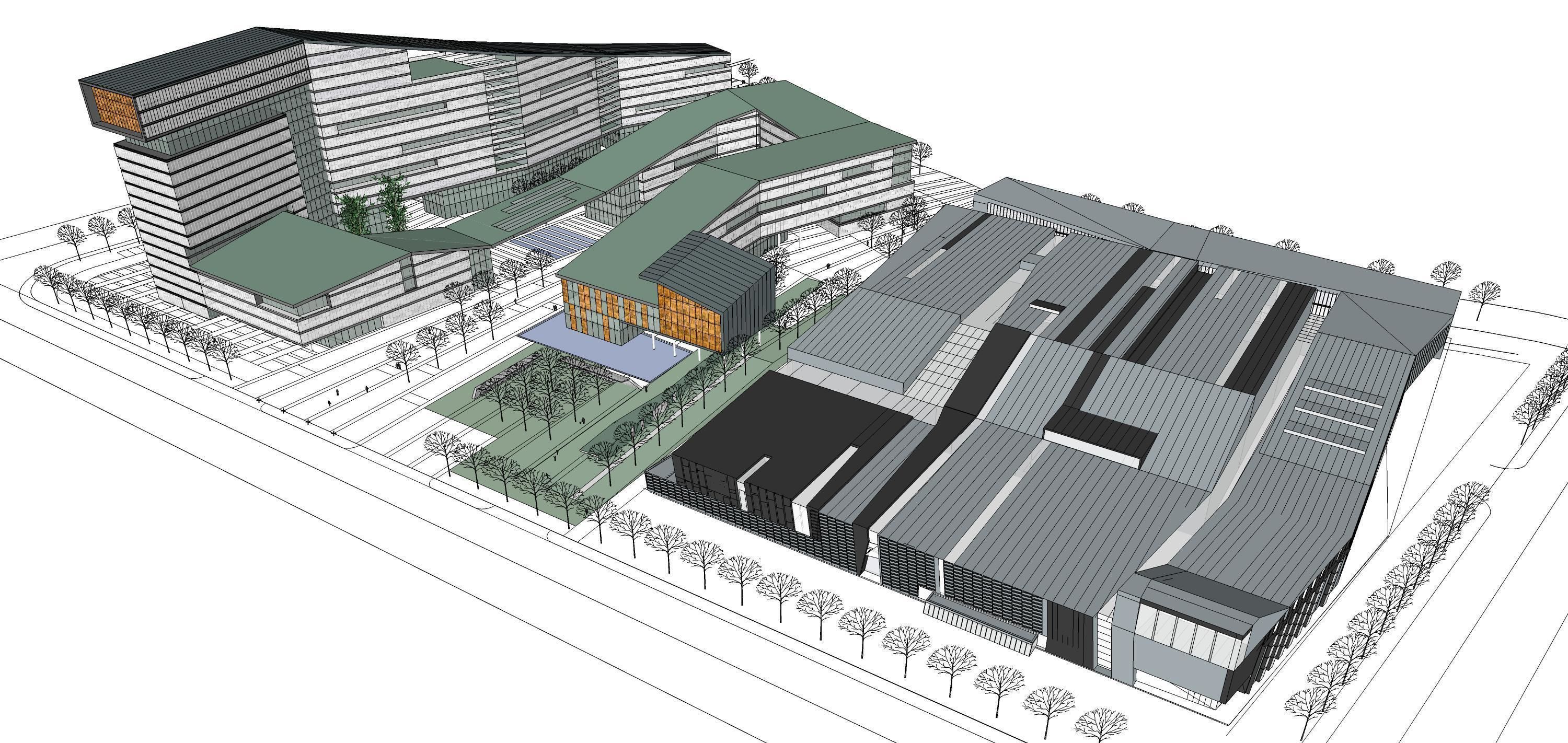 Sketchup Building V1 3D model | CGTrader