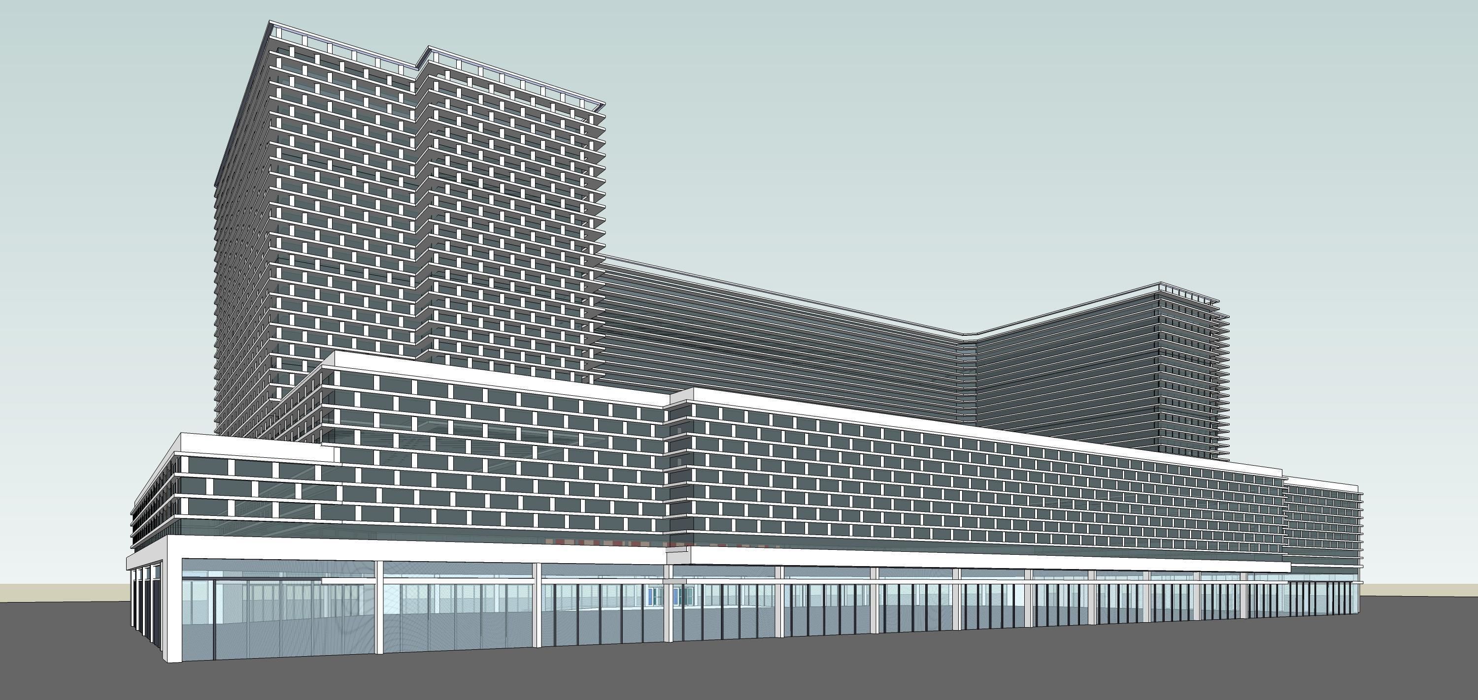 Sketchup Building V3 3D model | CGTrader