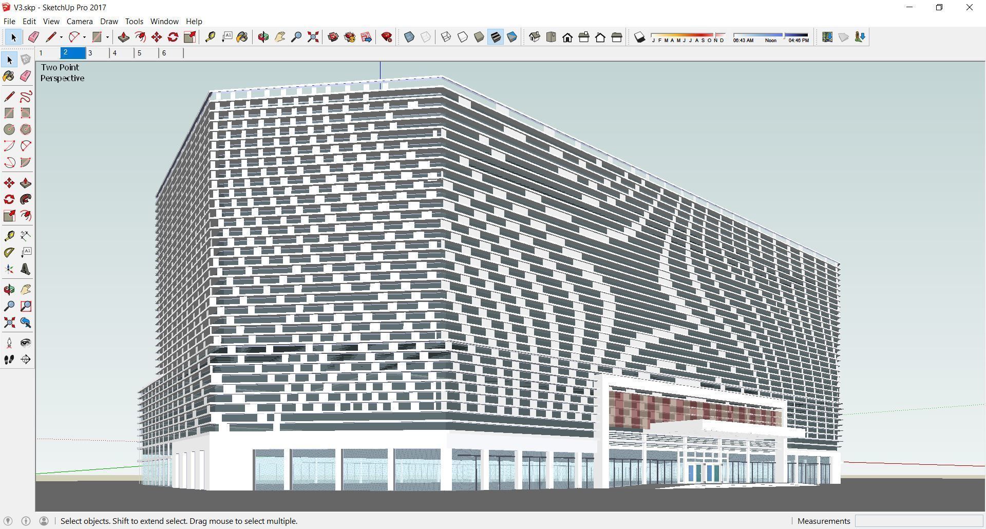 Sketchup Building V3 3D model | CGTrader