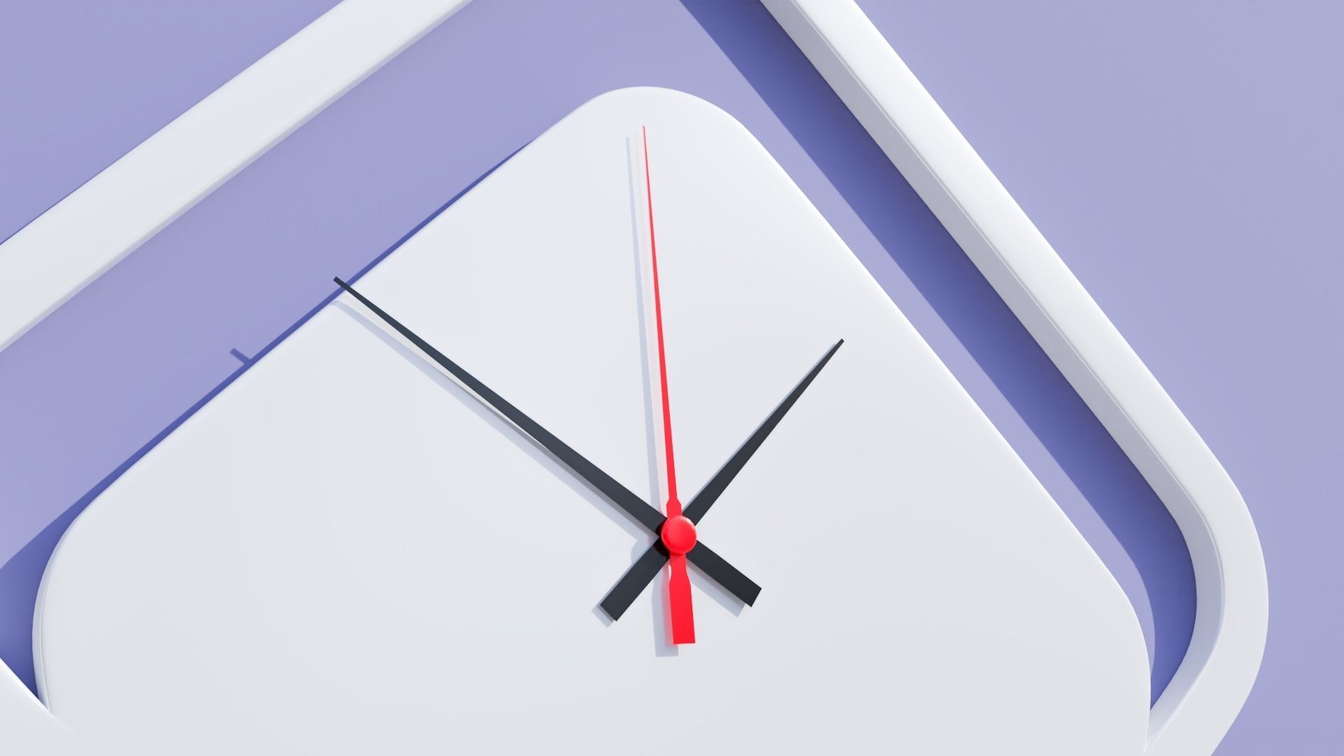 Wall Hanged Clock Decorative 3D model 2 3D model animated rigged | CGTrader