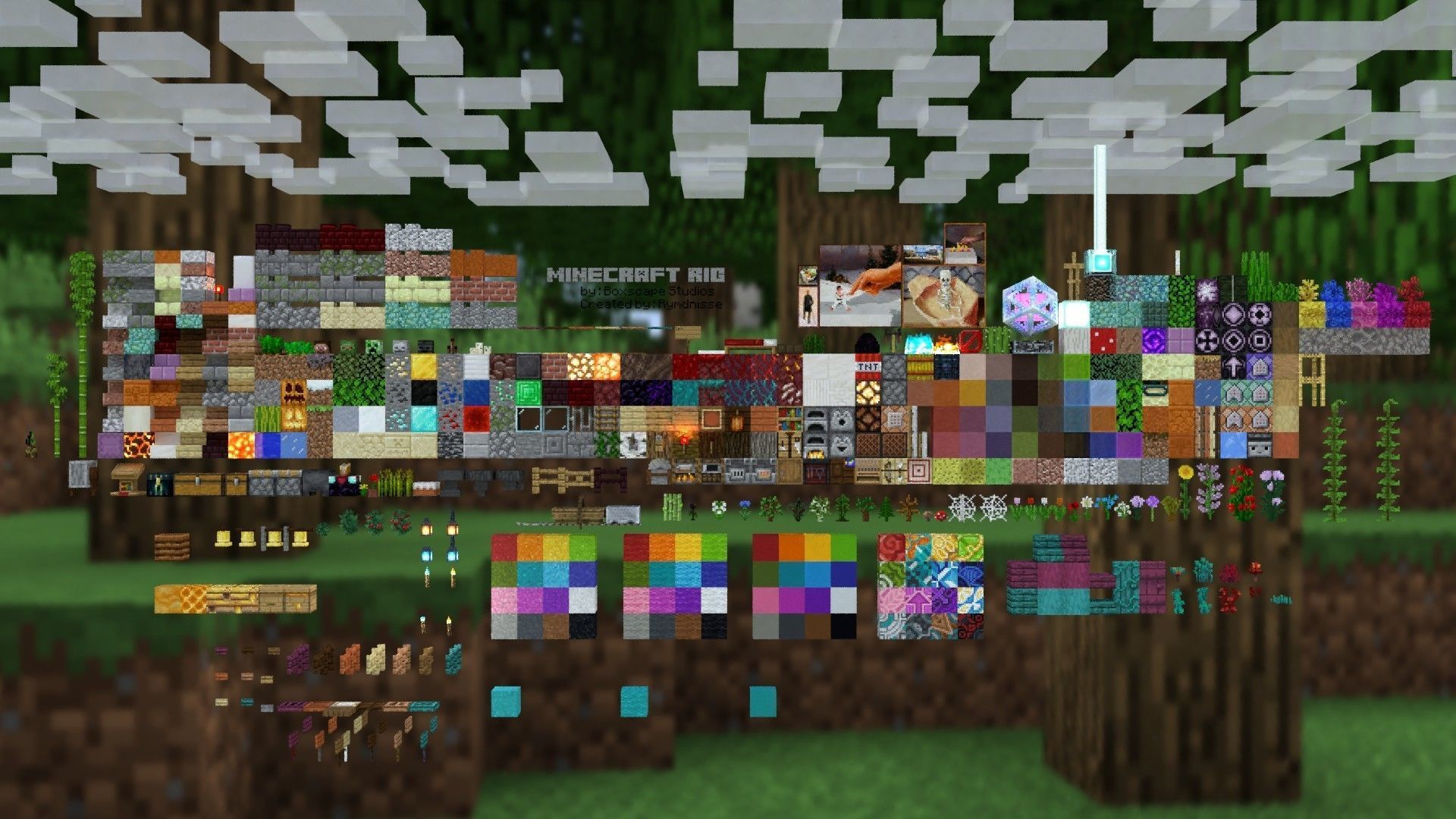 Minecraft BLOCKS 3D model rigged | CGTrader