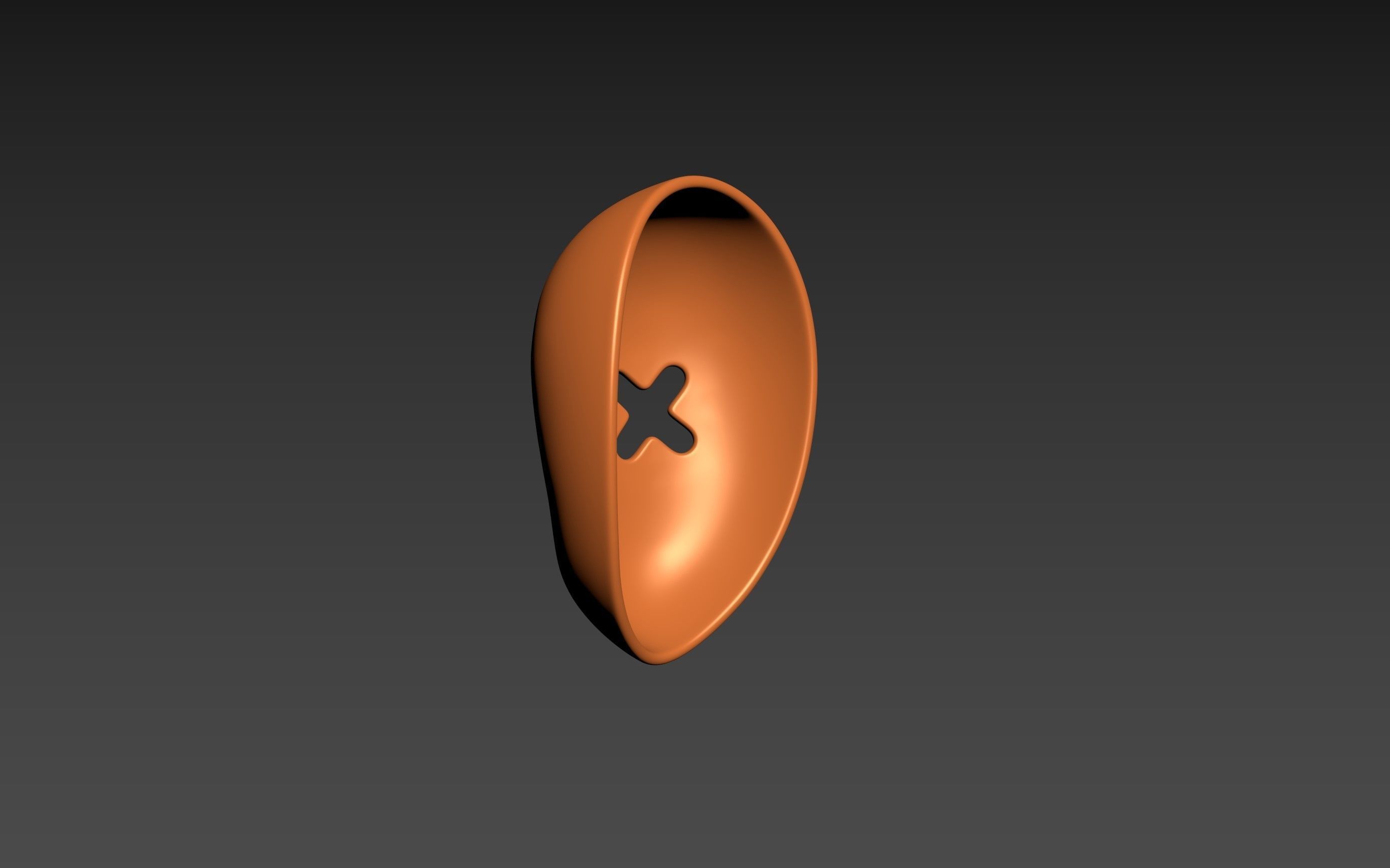 Print002 Golden XX Mask 3D model 3D printable | CGTrader