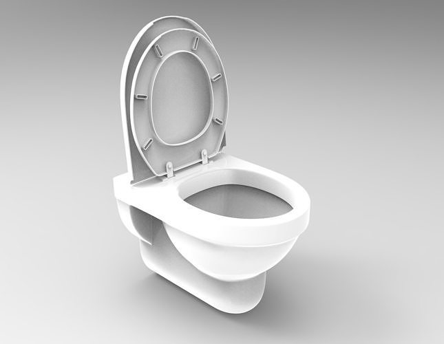 Commode toilet 3D model | CGTrader
