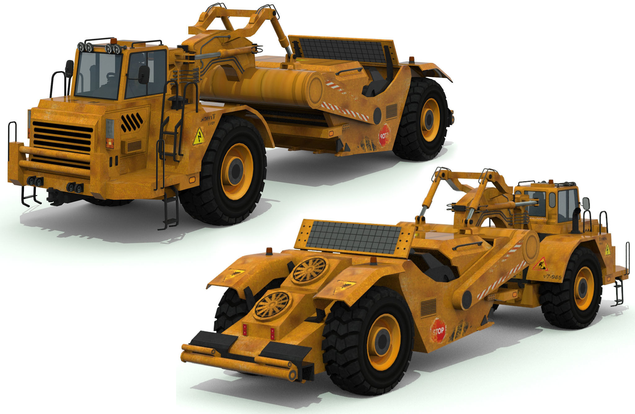 3D model Construction Vehicles Pack VR / AR / low-poly | CGTrader