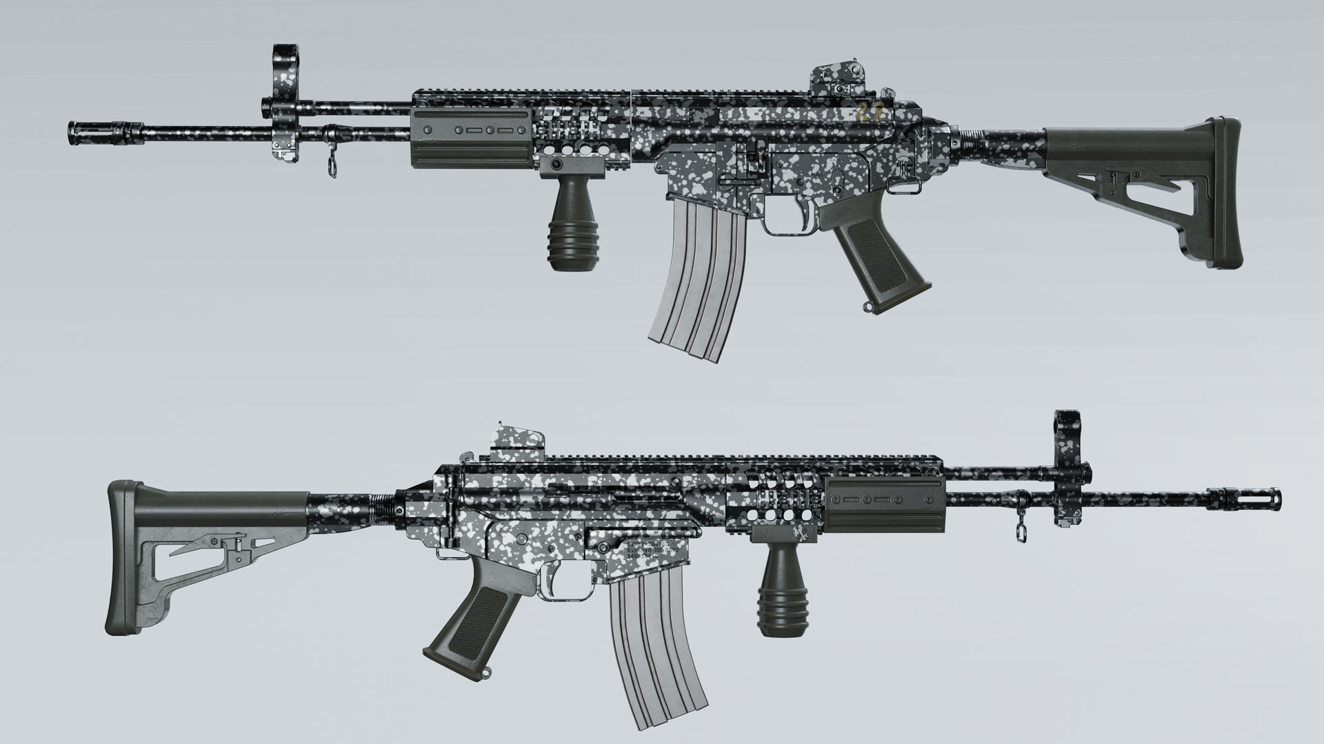 3D model Rifle K2C1 VR / AR / low-poly | CGTrader