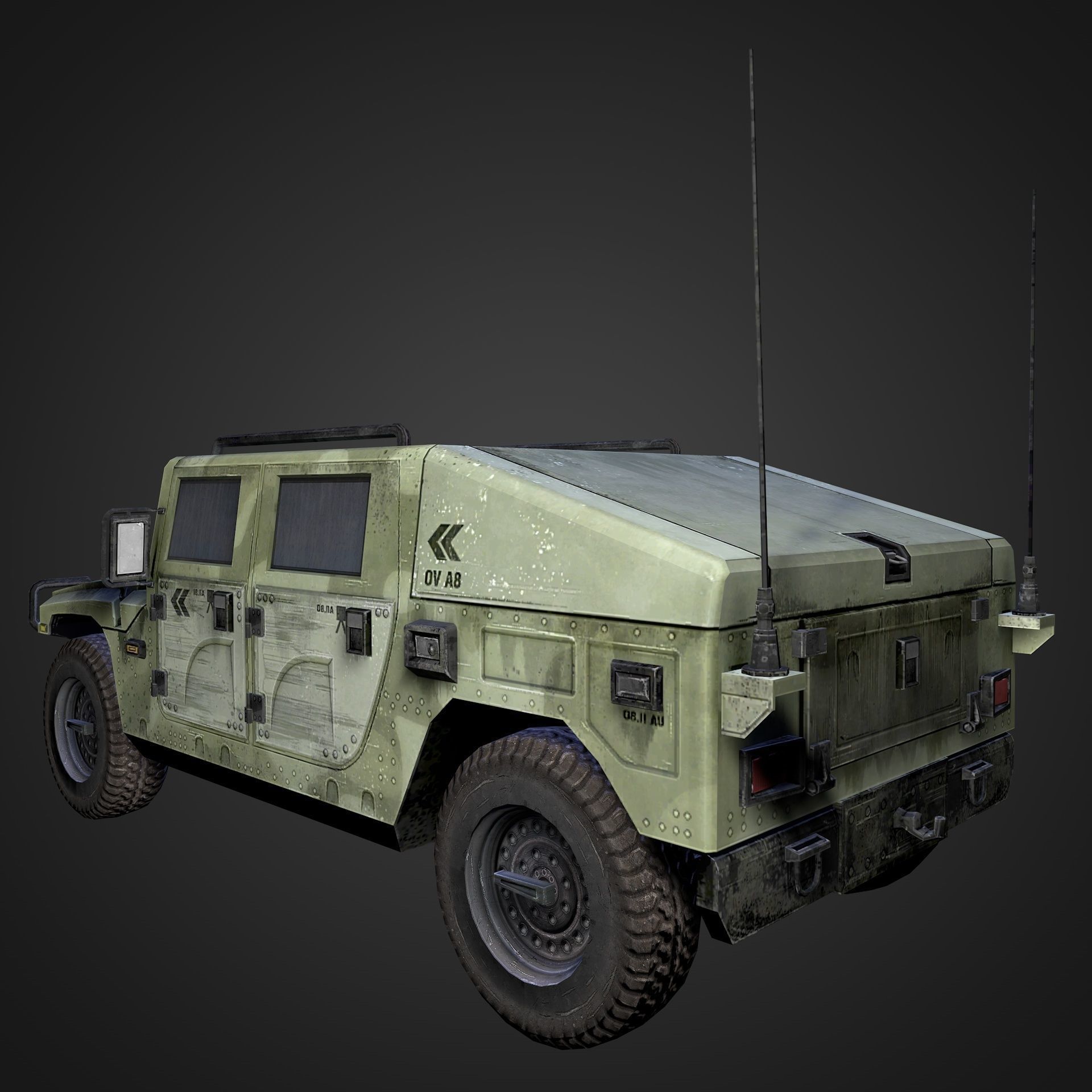 US Army Humvee HMMWV 3D model | CGTrader