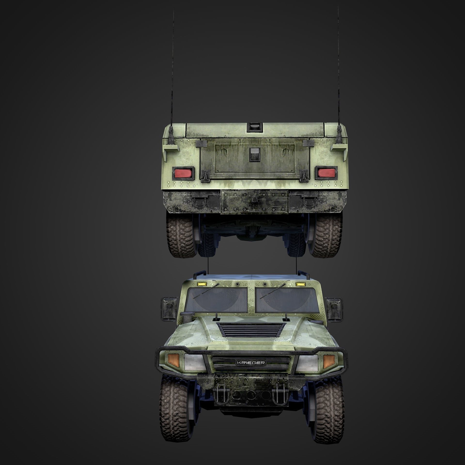 US Army Humvee HMMWV 3D model | CGTrader