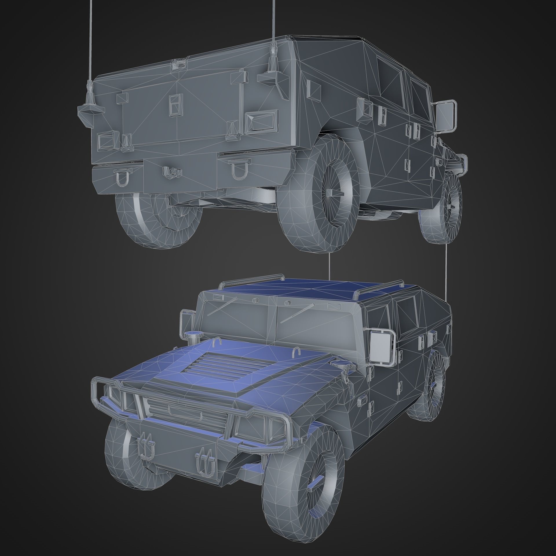 US Army Humvee HMMWV 3D model | CGTrader