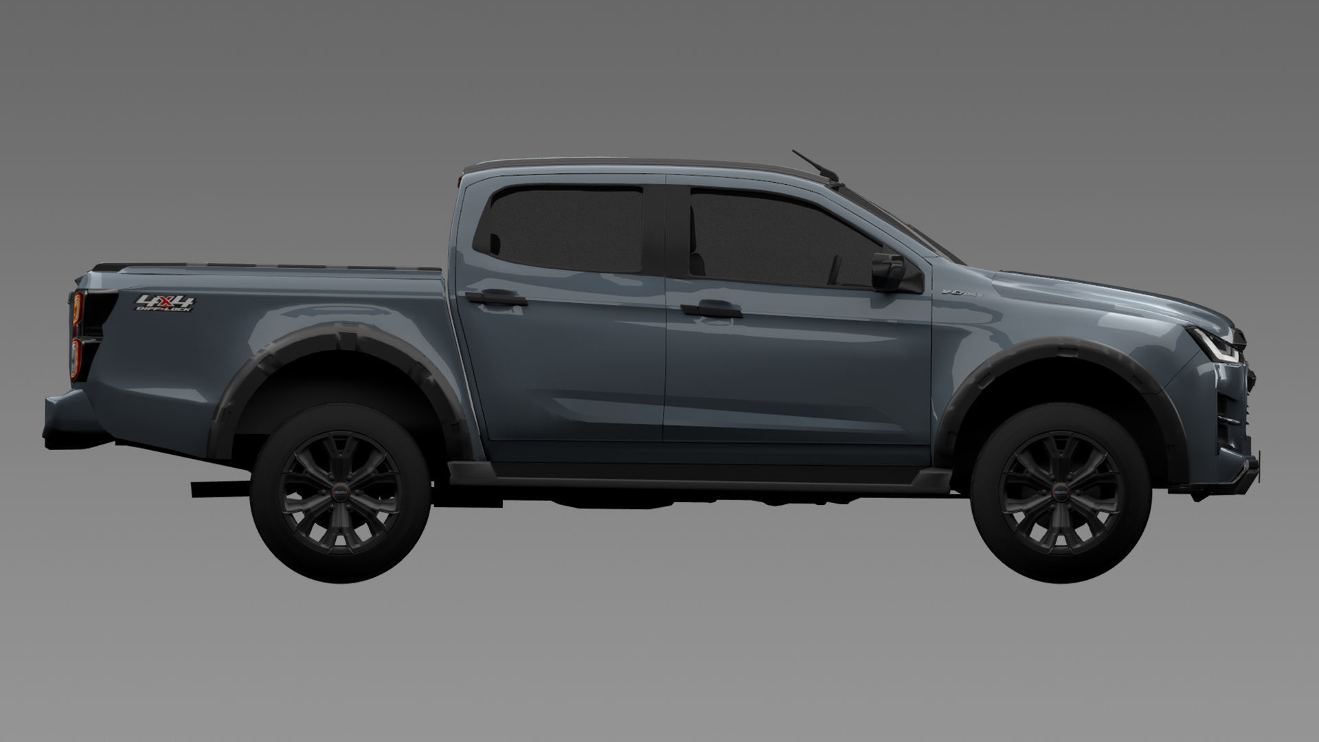 All New ISUZU D MAX 2022 3D model rigged | CGTrader