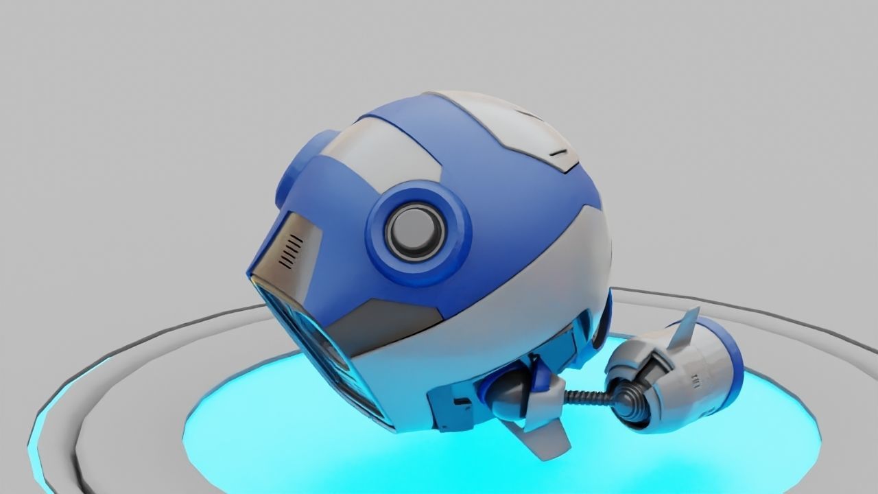 Ball Droid rigged - animated character 3D model animated rigged | CGTrader