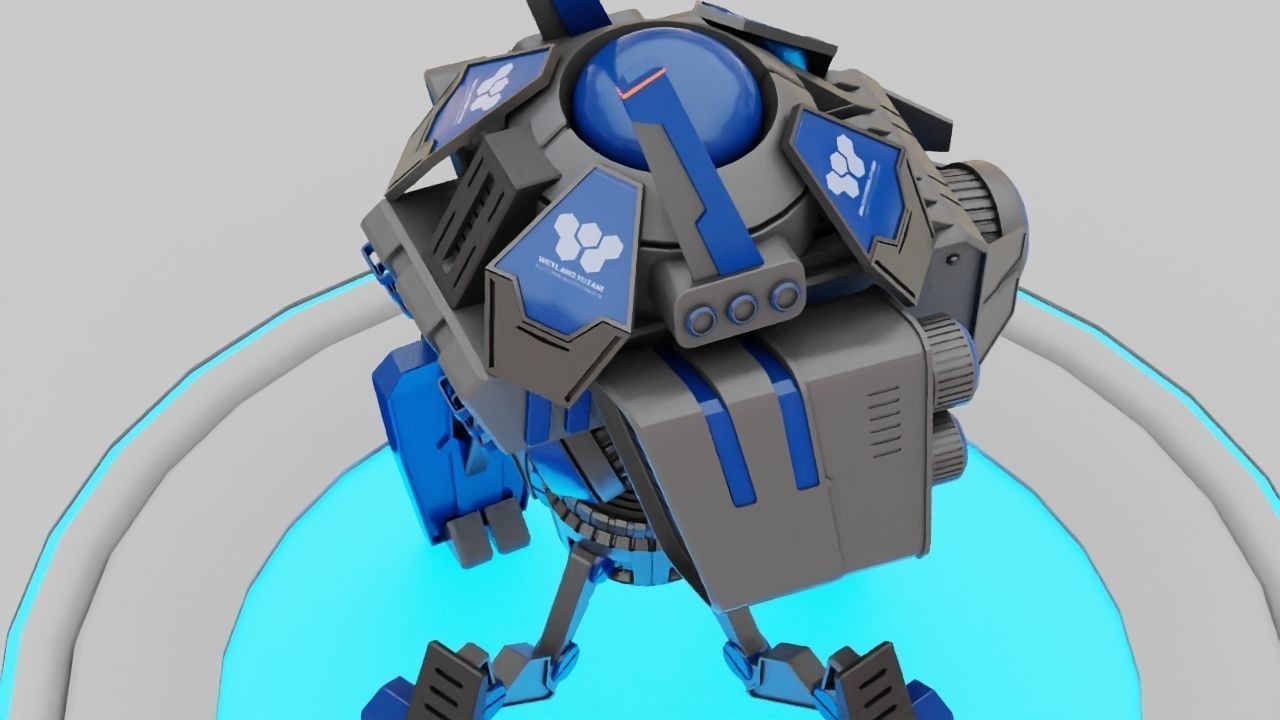 Spy Robot rigged - animated character 3D model animated rigged | CGTrader