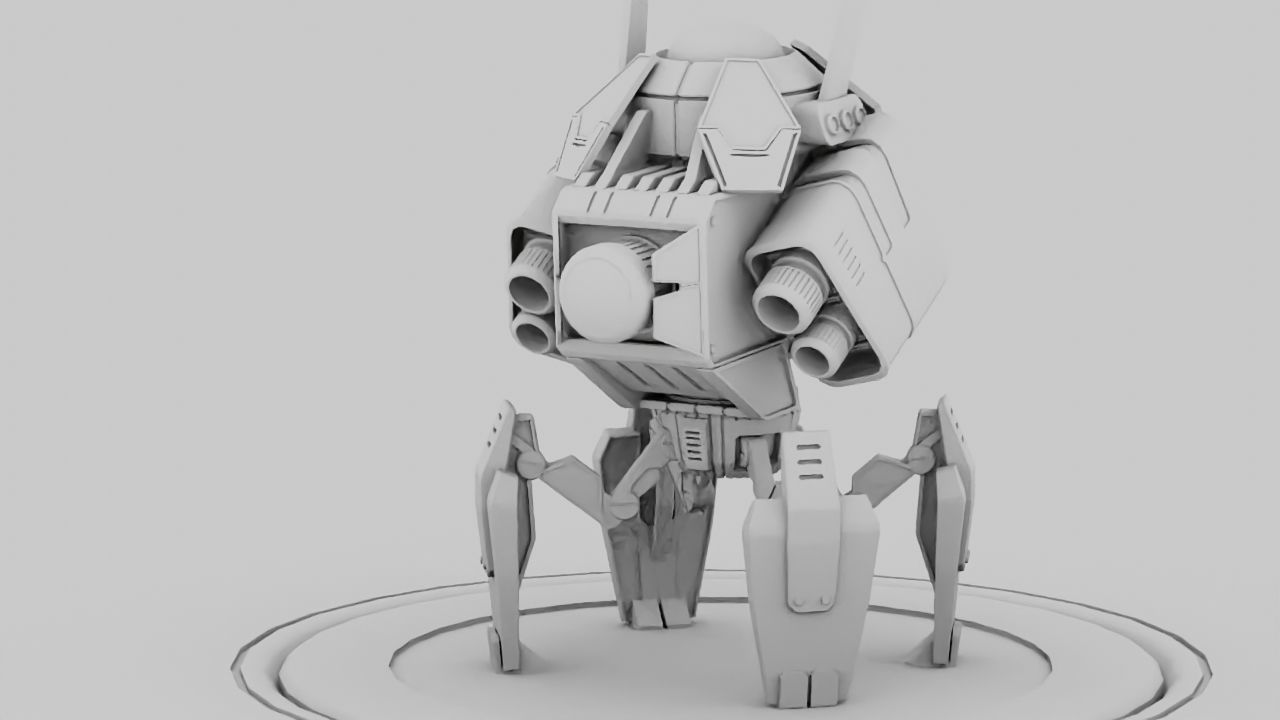 Spy Robot rigged - animated character 3D model animated rigged | CGTrader