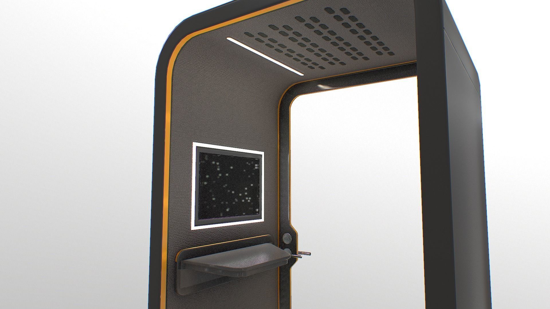 3D model Office Pod 3 VR / AR / low-poly | CGTrader