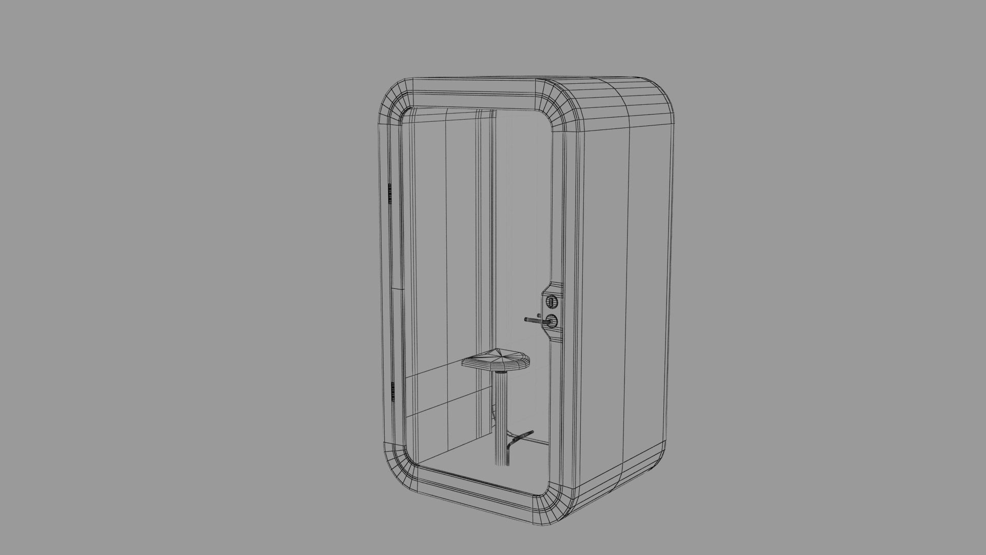 3D model Office Pod 3 VR / AR / low-poly | CGTrader