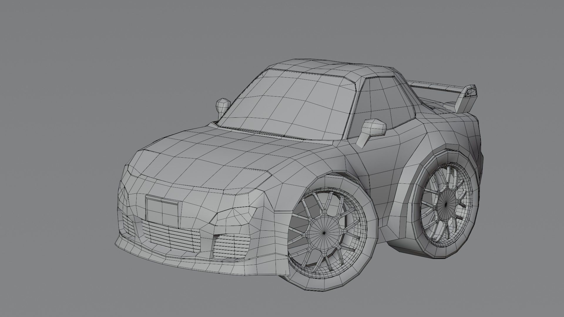 3D model Stylized Car Pack Low-Poly Game Ready PBR VR / AR / low-poly ...