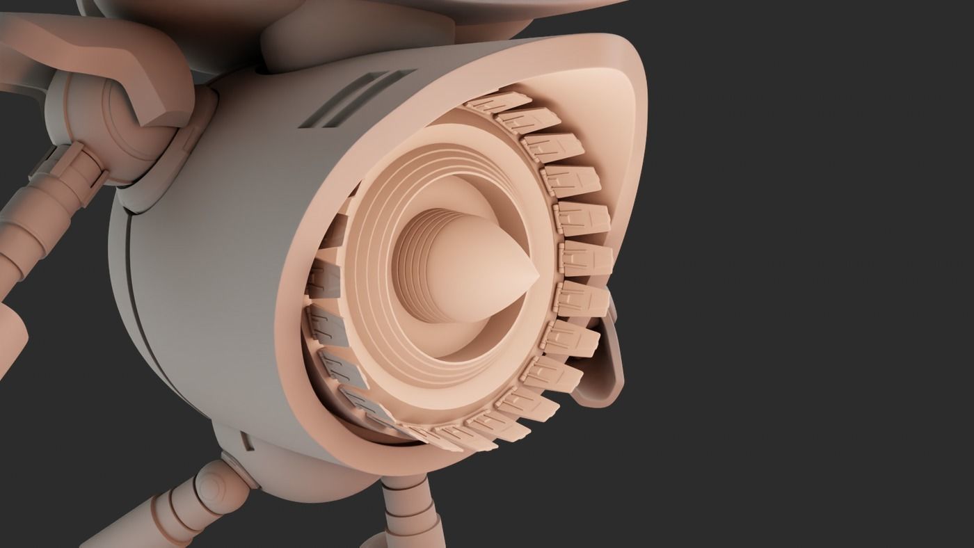 Metal Sonic RIG free 3D model rigged | CGTrader