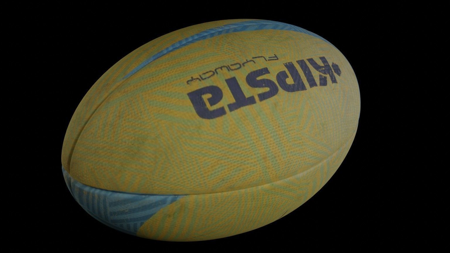 3D model Low-poly beach rugby ball VR / AR / low-poly | CGTrader