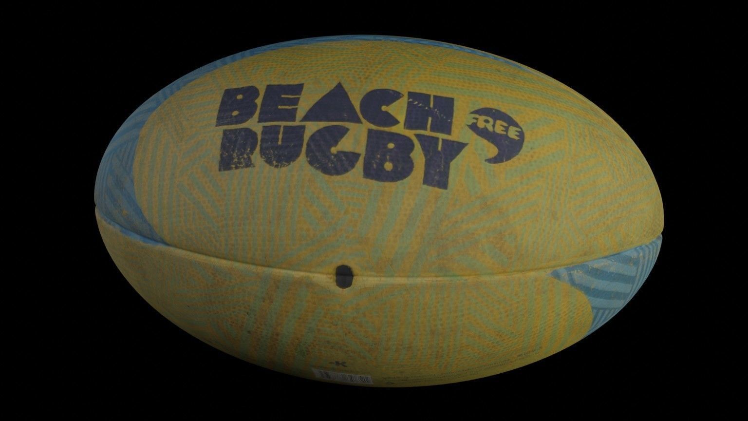3D model Low-poly beach rugby ball VR / AR / low-poly | CGTrader