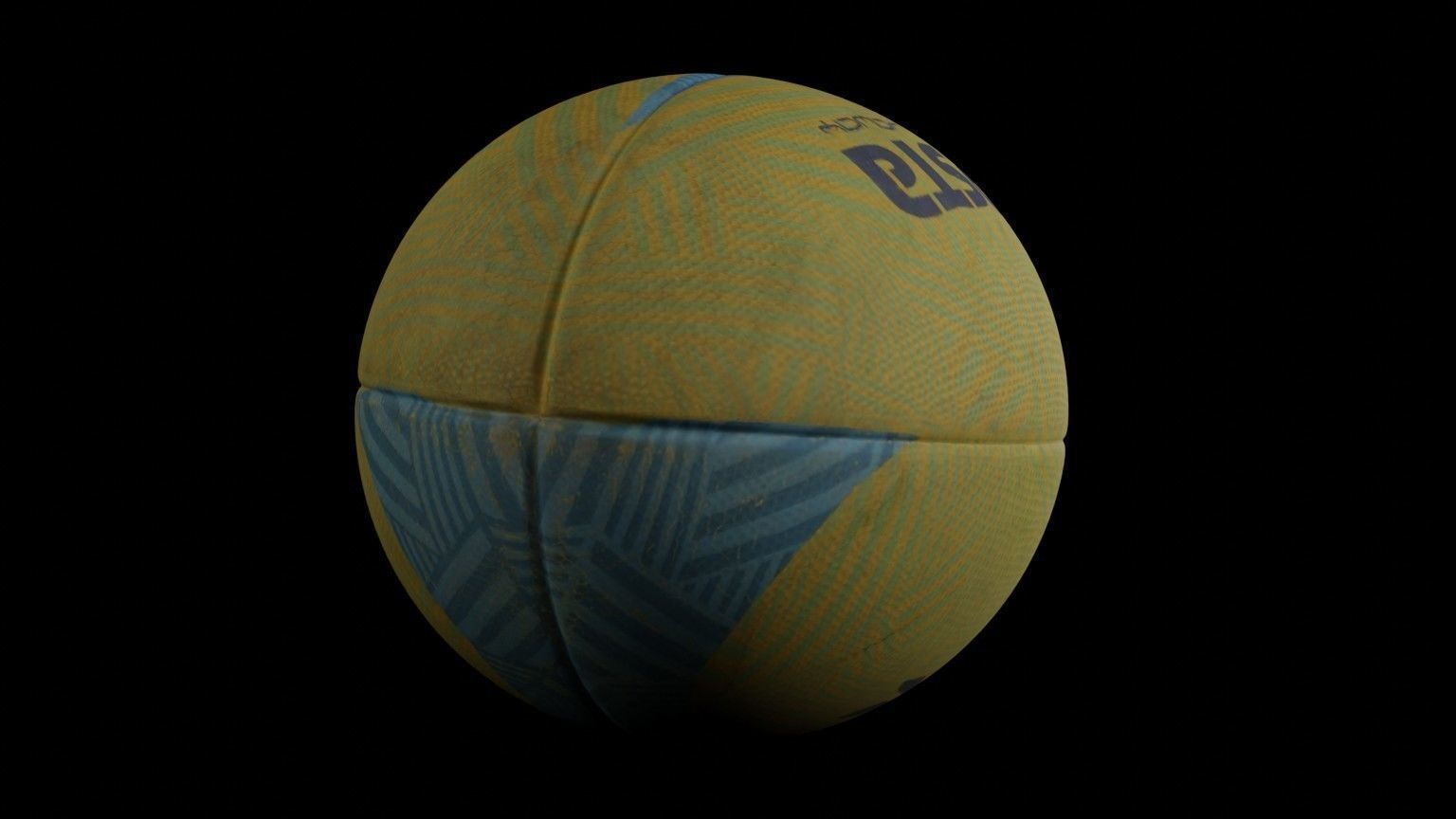 3D model Low-poly beach rugby ball VR / AR / low-poly | CGTrader