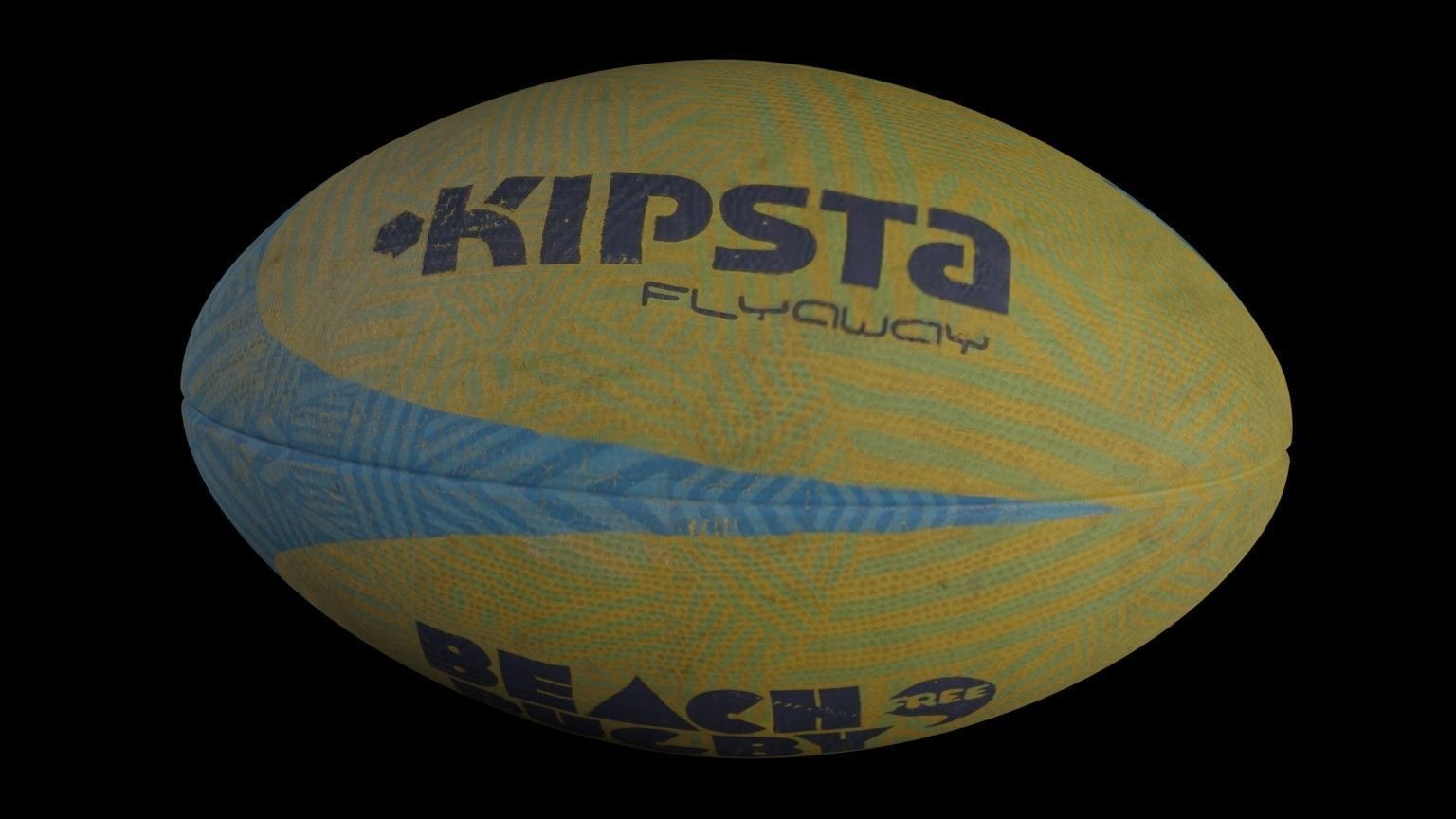 3D model Low-poly beach rugby ball VR / AR / low-poly | CGTrader