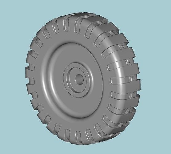 General Purpose Wheel 3D model 3D printable | CGTrader
