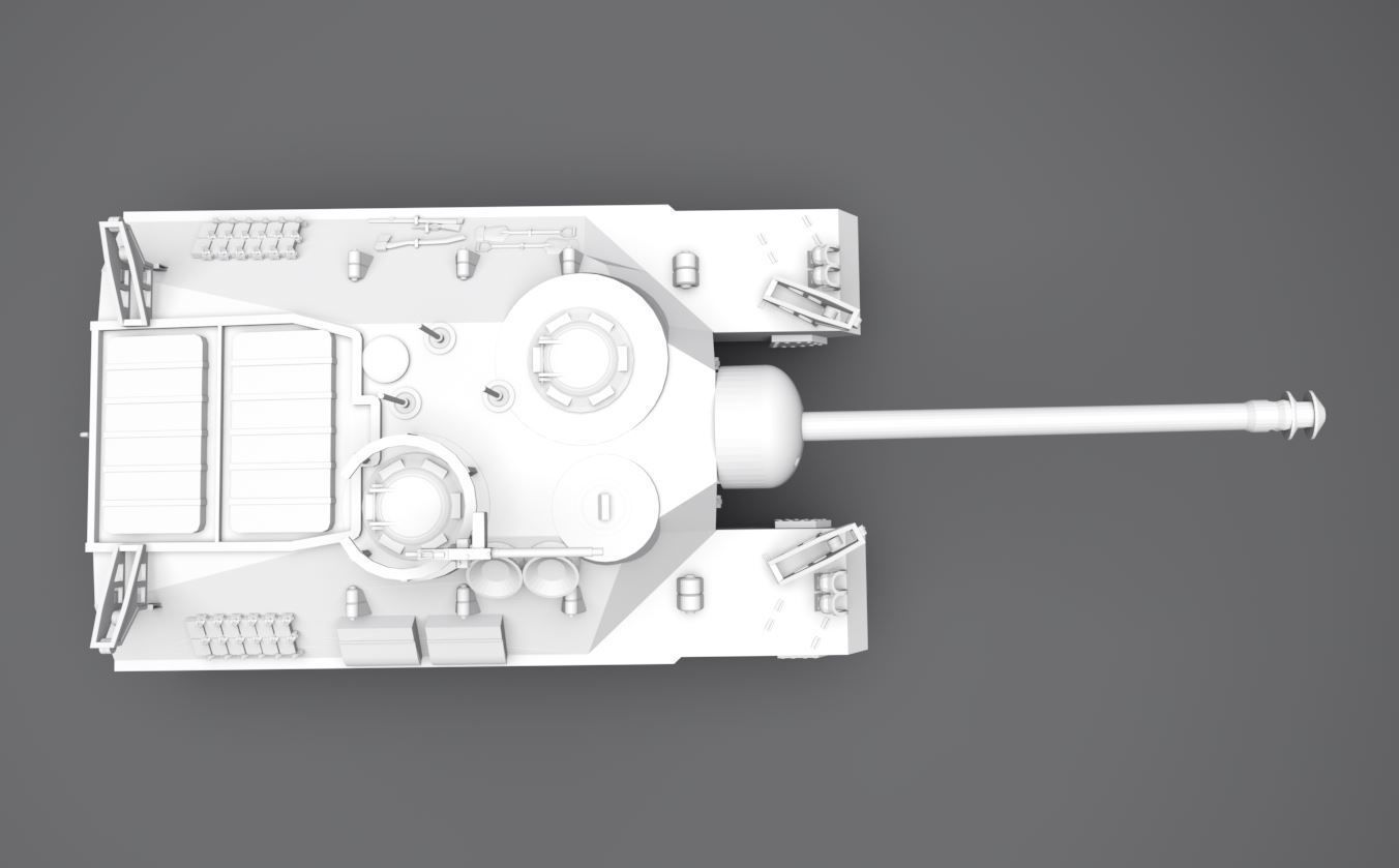 T28 Superheavy Scale model 3D model 3D printable | CGTrader