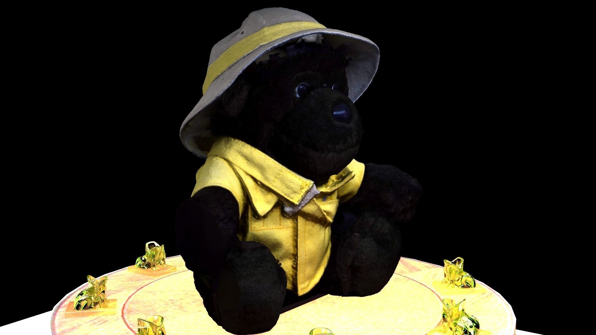 Chinese teddy bear 3D model | CGTrader