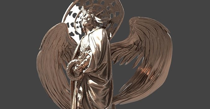 Devine Angel of Healing 3D model | CGTrader