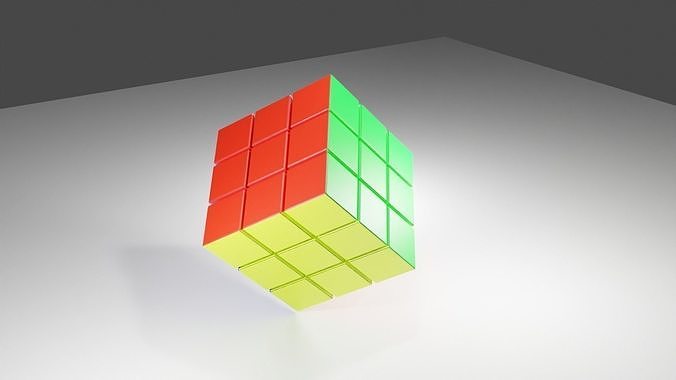3D model Rubics cubic VR / AR / low-poly | CGTrader