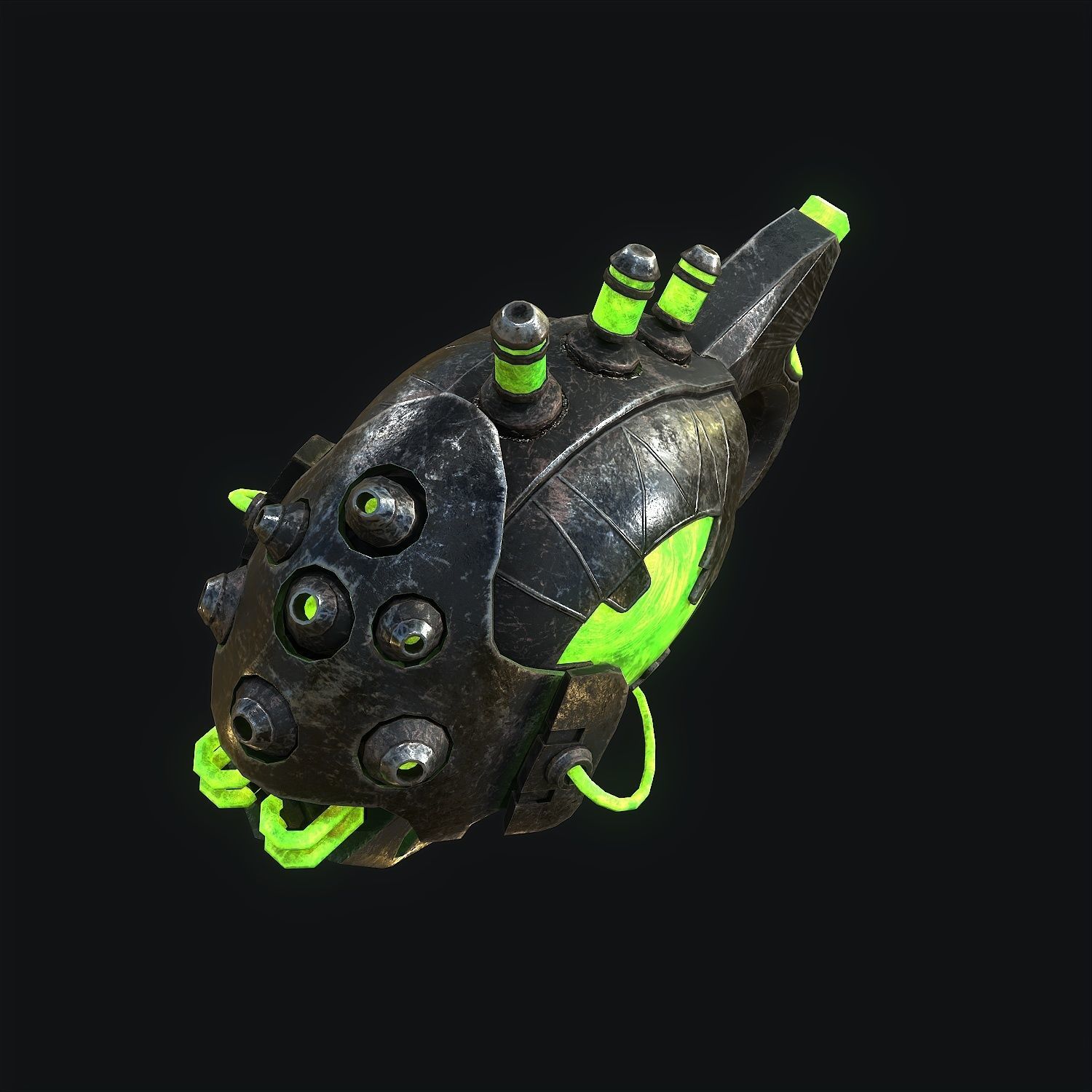 3D model Sci-Fi Poison Gun VR / AR / low-poly | CGTrader