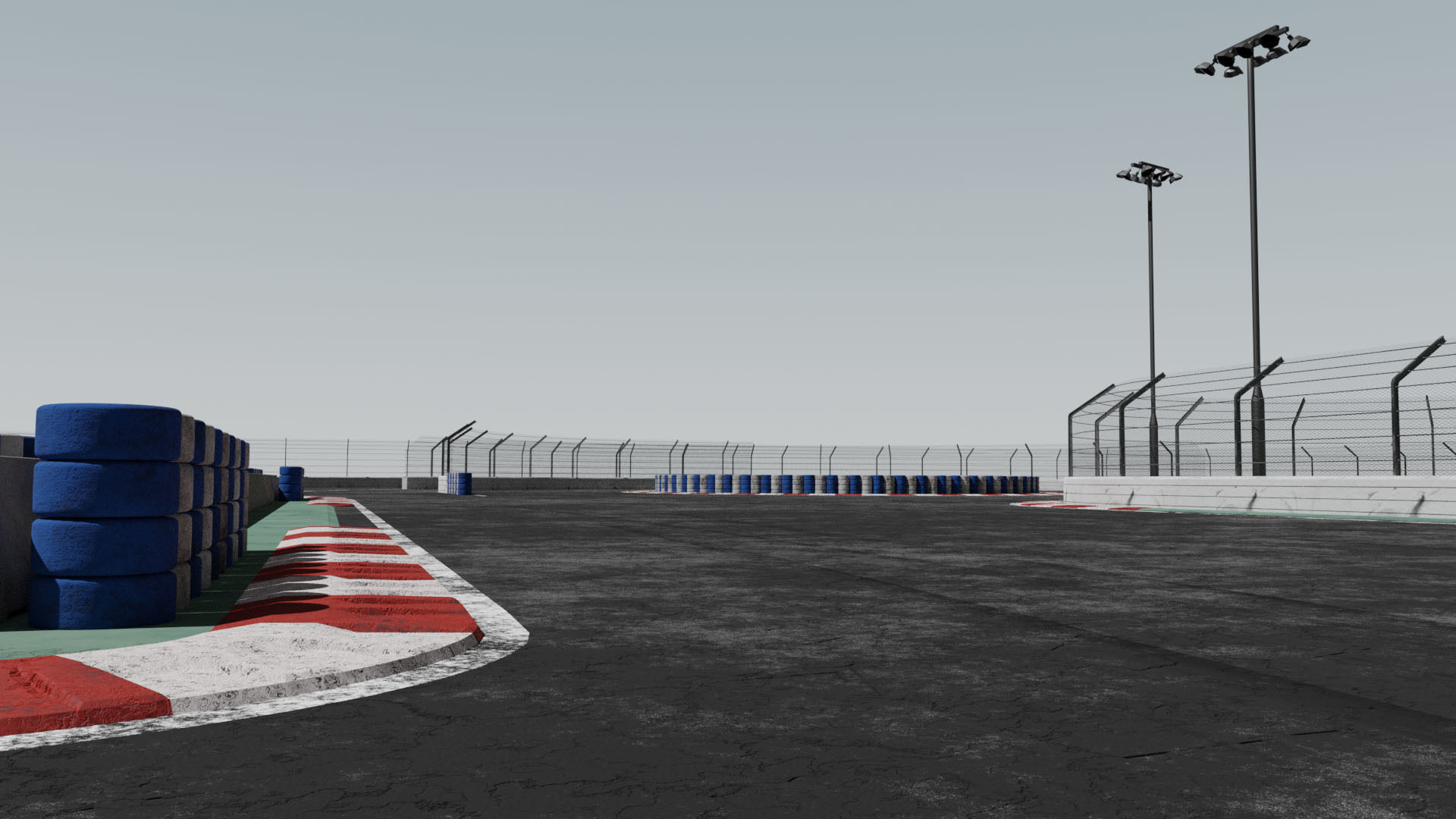 Drifting Race Track 3D model | CGTrader