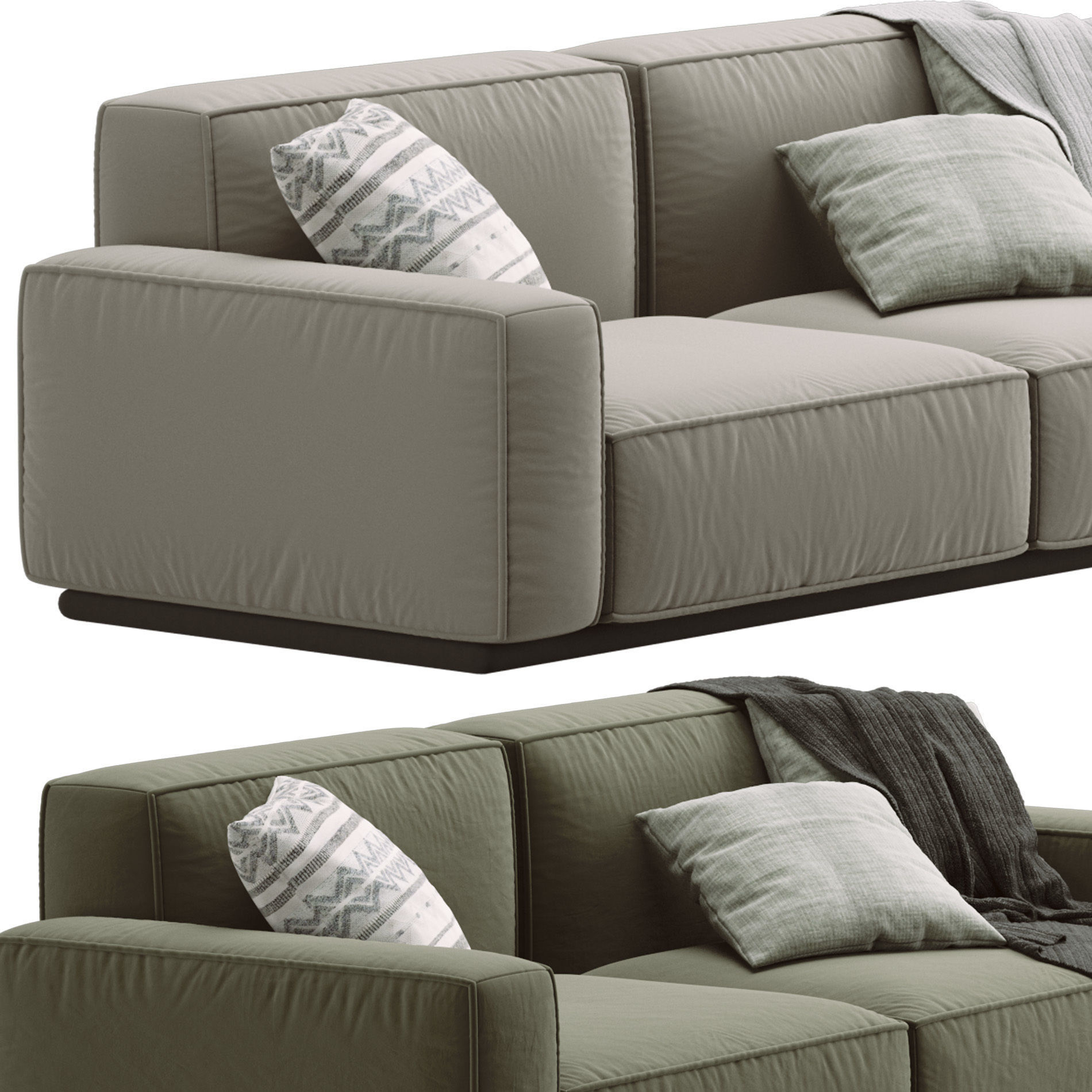 Sofa Arflex Marechiaro 2 3D model | CGTrader