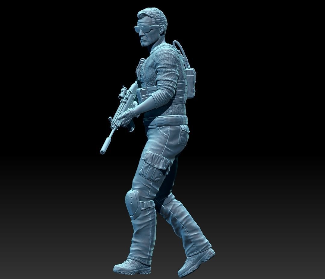 Black Ops Soldier 2 3D model 3D printable | CGTrader