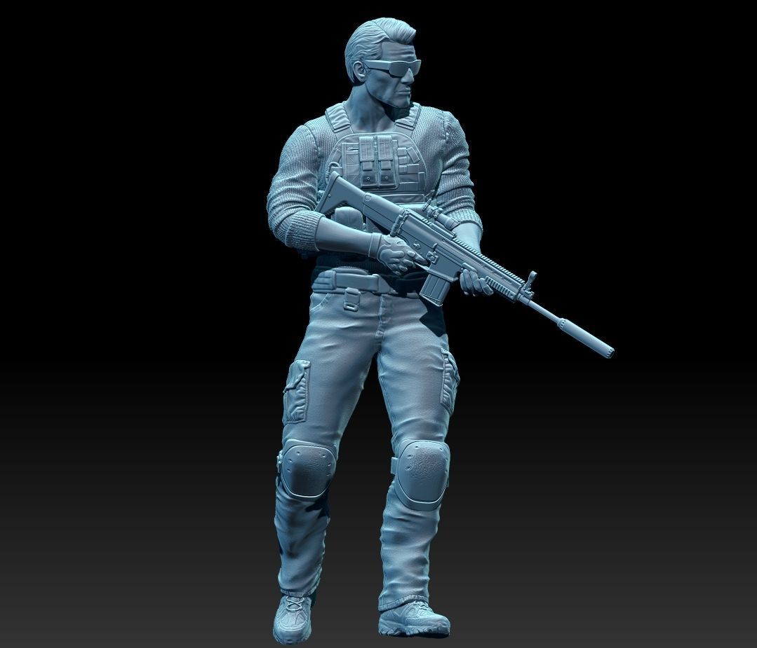 Black Ops Soldier 2 3D model 3D printable | CGTrader