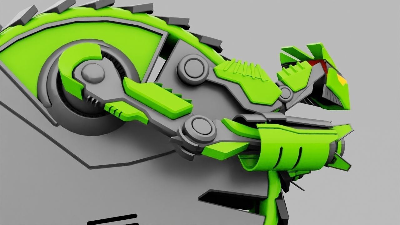 DRAGON BOT rigged - animated 3D model animated rigged | CGTrader