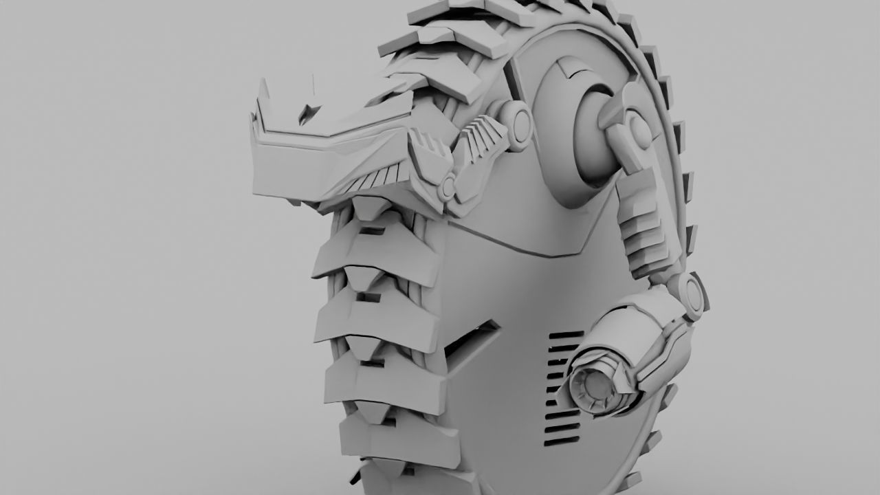 DRAGON BOT rigged - animated 3D model animated rigged | CGTrader