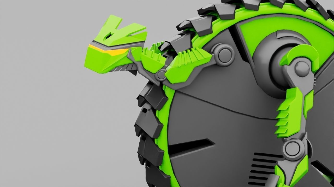 DRAGON BOT rigged - animated 3D model animated rigged | CGTrader