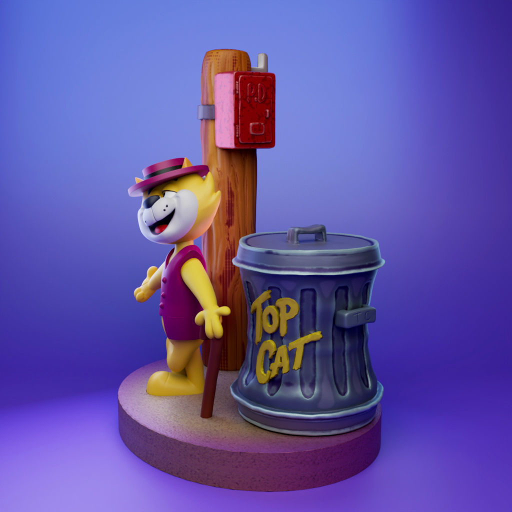 Top Cat 3D model 3D printable | CGTrader